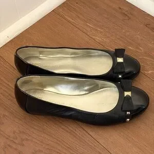 Anne Klein | Shoes | Anne Klein Jocelyn Flats Womens 6m Black Studded ...